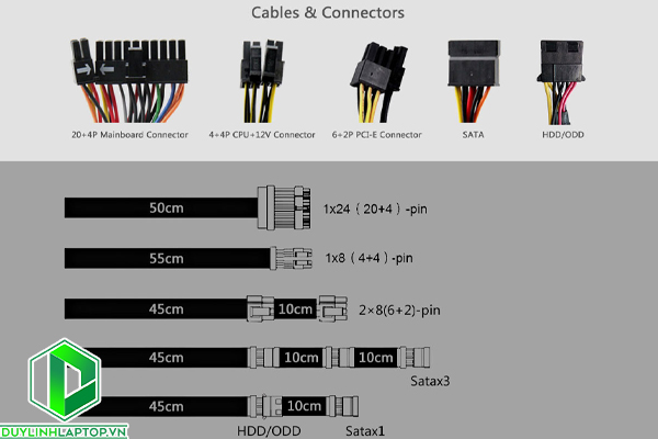 Nguồn PC Huntkey GS600 600W Fan 12cm Giá Rẻ